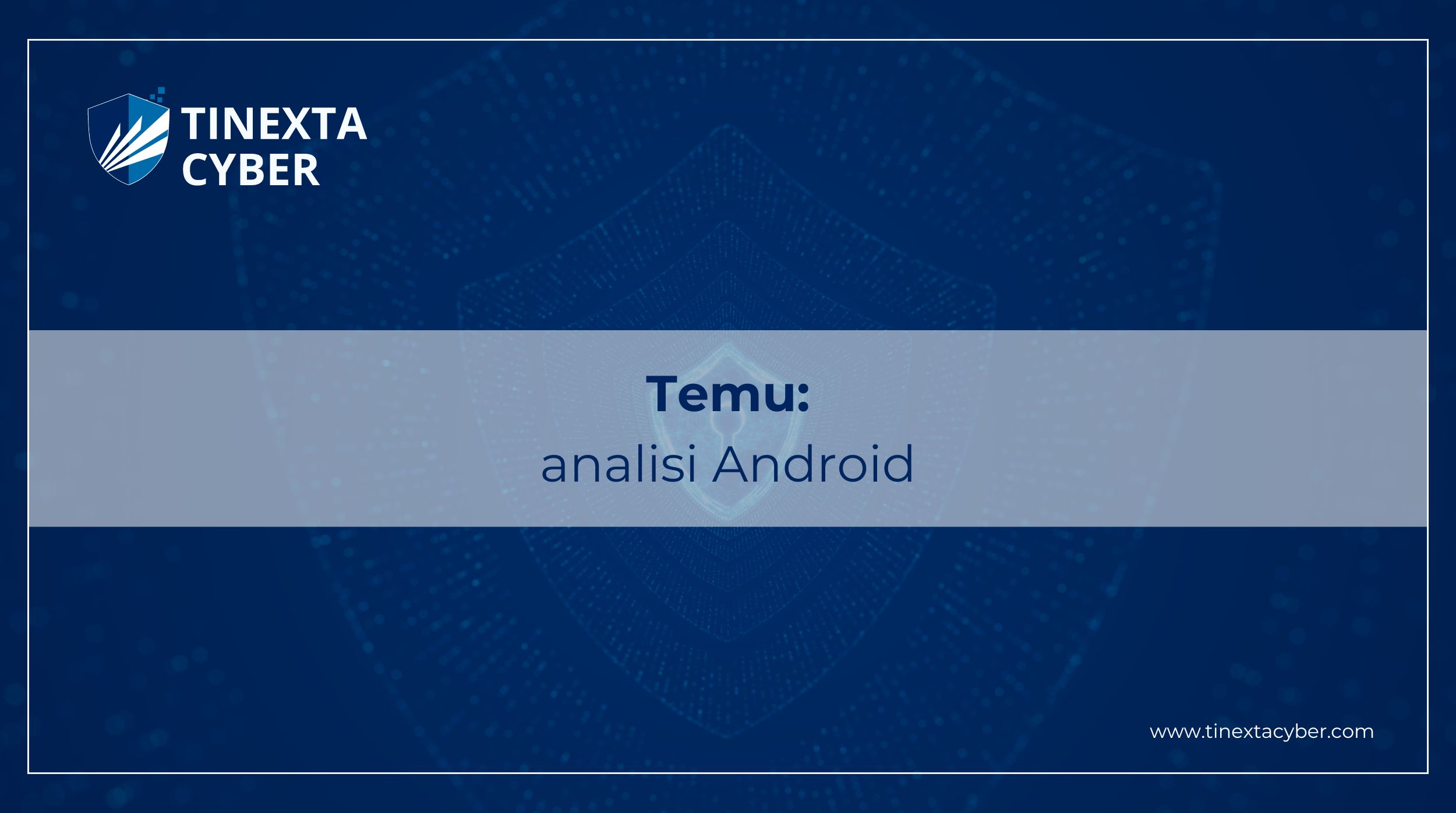 Tinexta Cyber - Temu: analisi Android